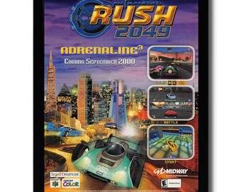 Framed Rush Poster - Etsy