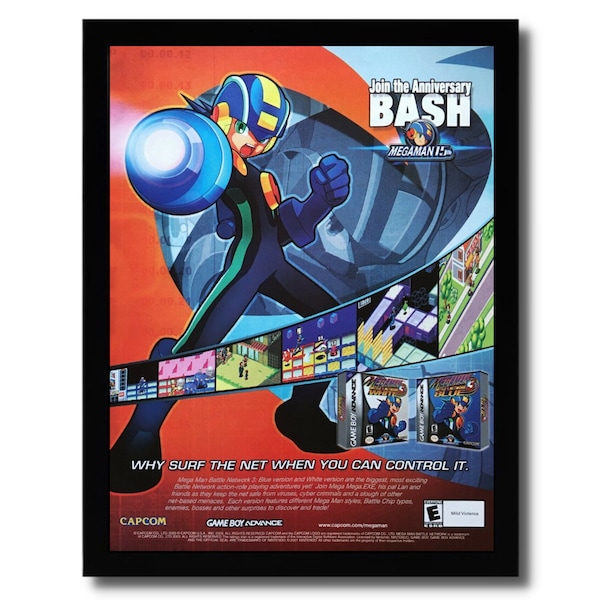 Megaman Battle Network Poster - Etsy