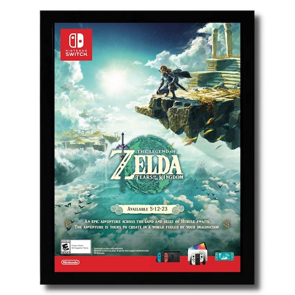 Zelda Tears of the Kingdom Invitation - Etsy