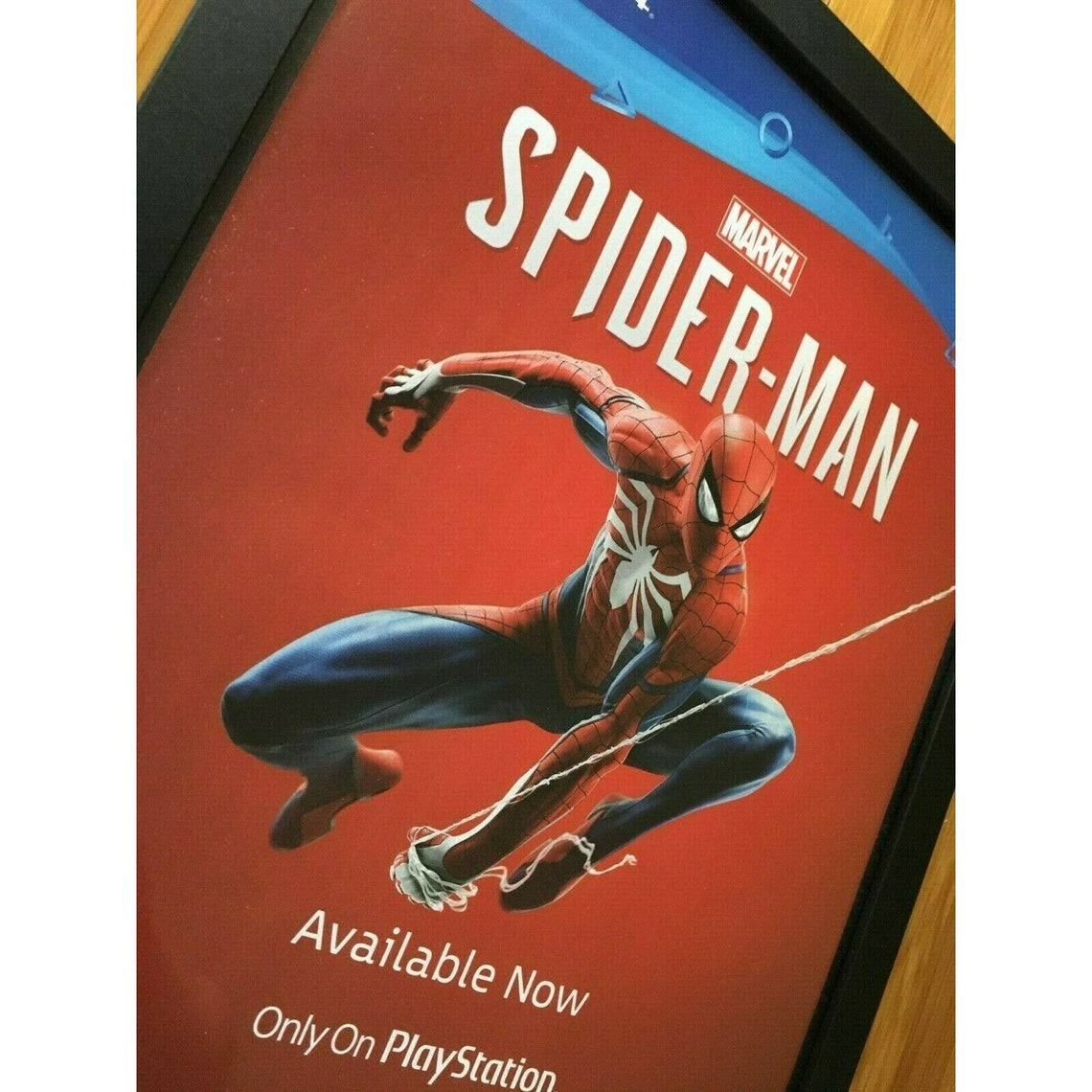 Framed Marvel's Spider-man Print Ad/poster Official PS4 - Etsy