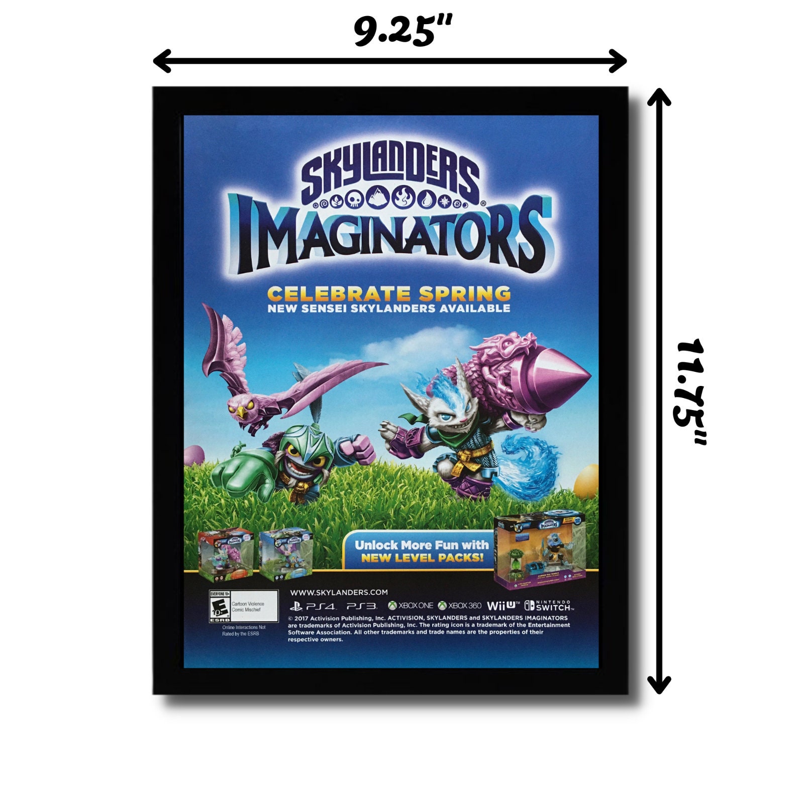 2017 Skylanders Imaginators Figures Framed Print Ad/poster PS4 - Etsy