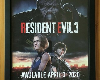 Resident Evil Framed Poster - Etsy
