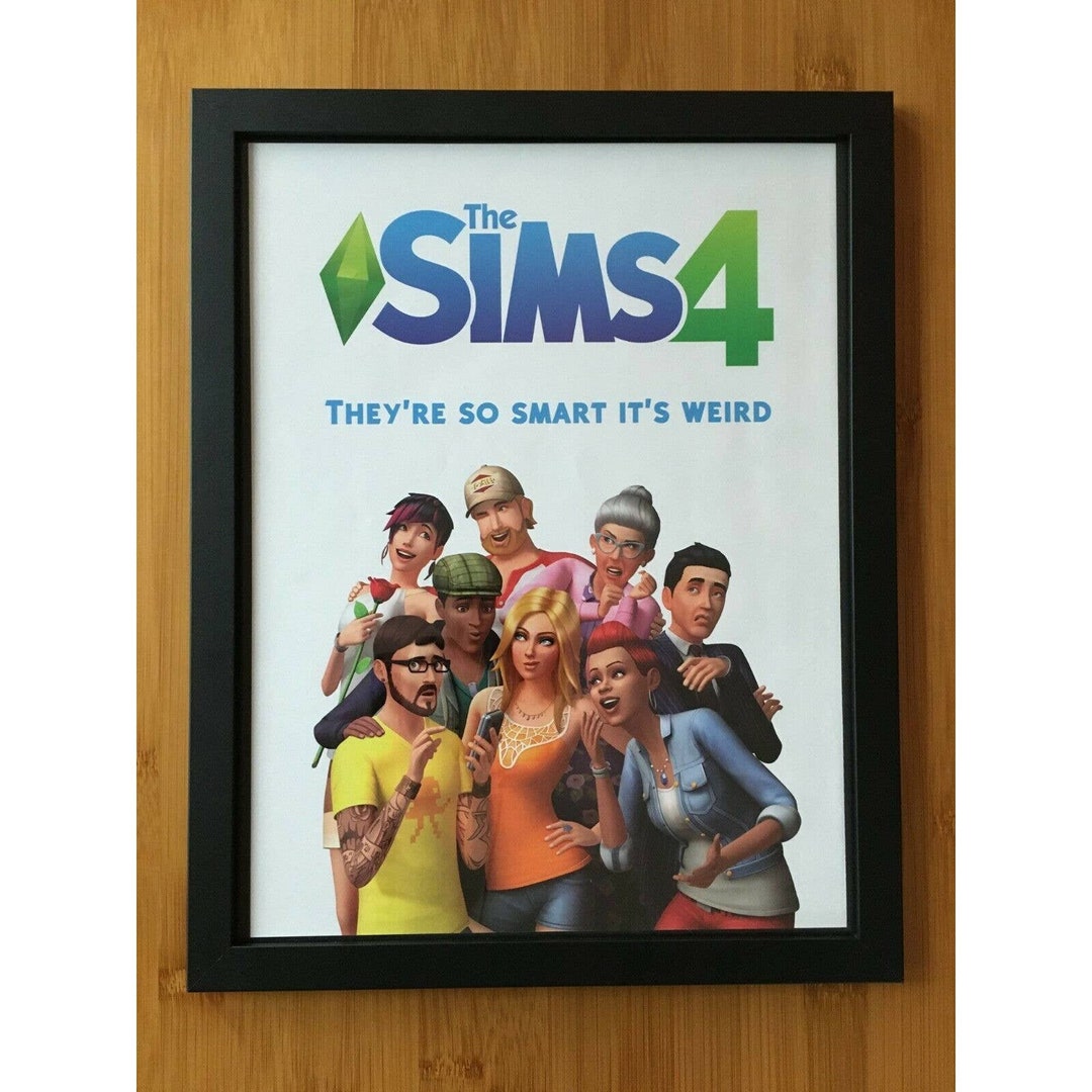 The Sims 4 Framed Print Ad/poster Official PS4 Xbox One PC Video Game ...