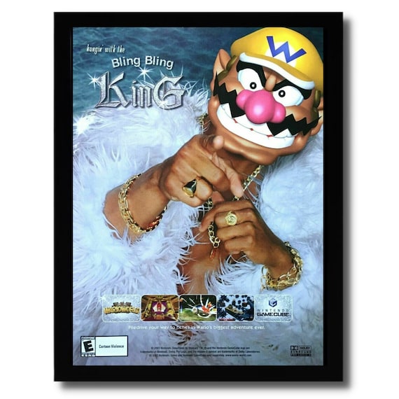 Wario World Framed Print Ad/poster Official Original Nintendo - Etsy