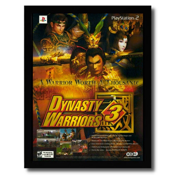 Dynasty Warriors Poster - Etsy