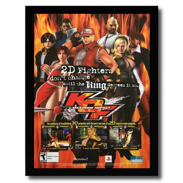 King of Fighters Poster - Etsy