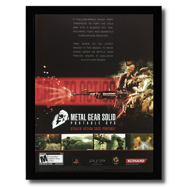 Metal Gear Solid Poster Poster - Etsy