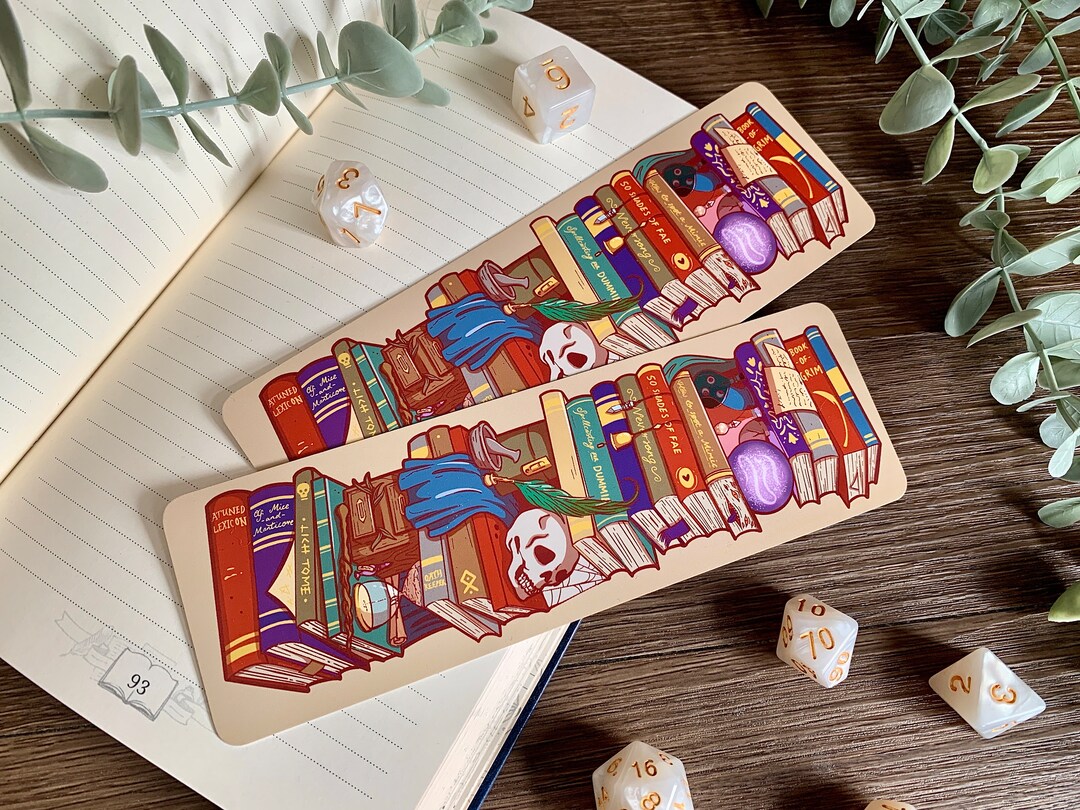 Dnd Bookmark | Arcane Curiosities Bookmark | Fantasy Journal Book - Etsy