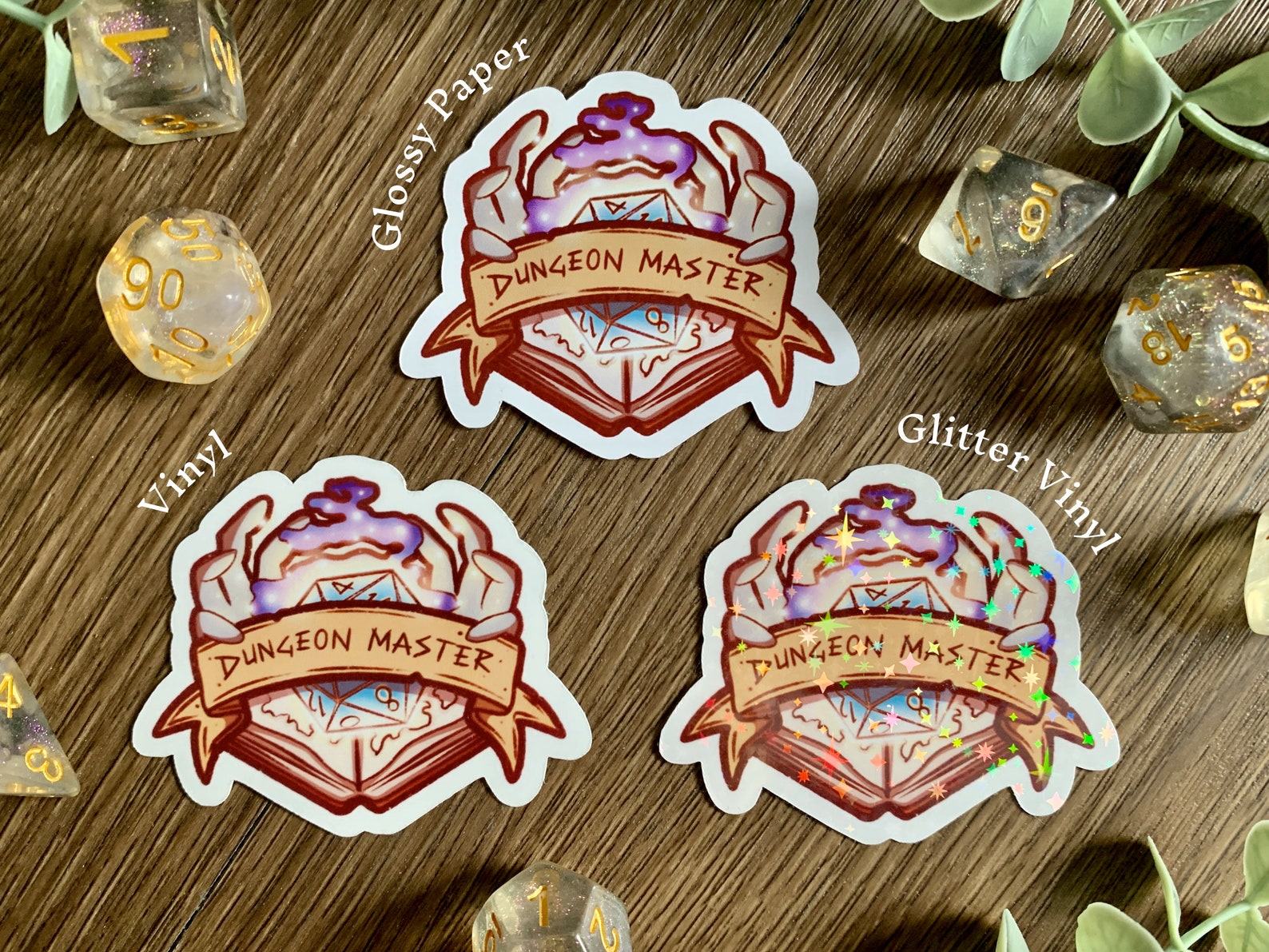 Dnd Class Stickers D&D Stickers Glossy Stickers Vinyl - Etsy