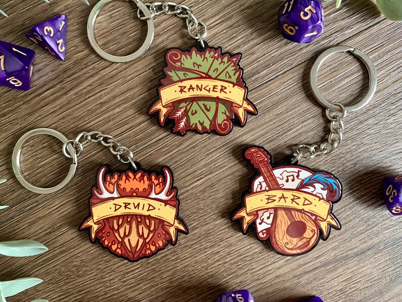 Dnd Gift Set Class Bundle Class Gift Class Badge Dnd - Etsy