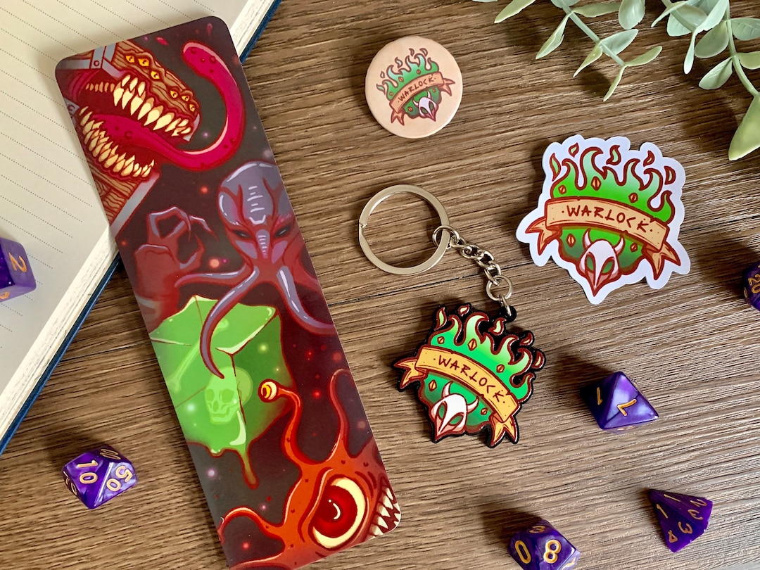 Dnd Gift Set Class Bundle Class Gift Class Badge Dnd Bookmark Class ...