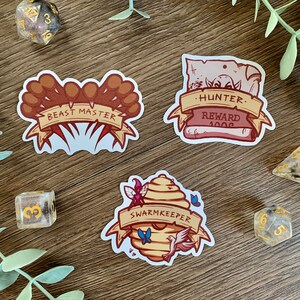 Dnd Ranger Subclass Stickers | TTRPG Fantasy Journal, Laptop & Water ...