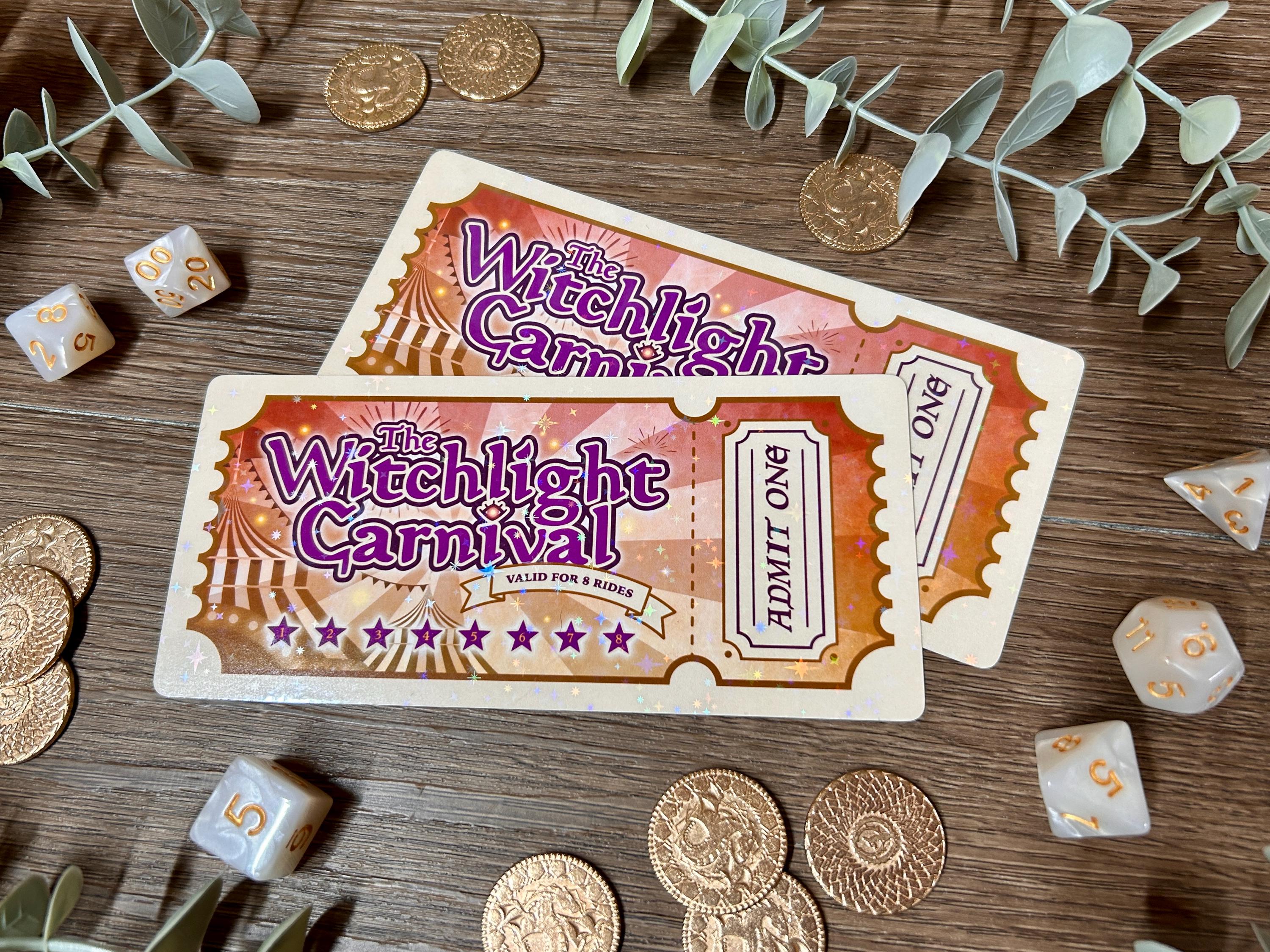 D&D the Witchlight Carnival Ticket | Dnd Prop | the Wild Beyond the ...
