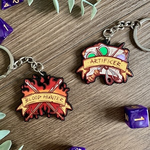 Class Keychain | D&D Keychain | Player Gift | Dungeons and Dragons ...