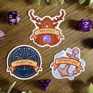 Dnd Warlock Subclass Stickers | Glossy Stickers - Etsy