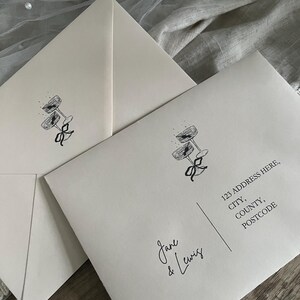 PRINTABLE ENVELOPE ADDRESS Template | Whimsical Hand-drawn Illustration ...