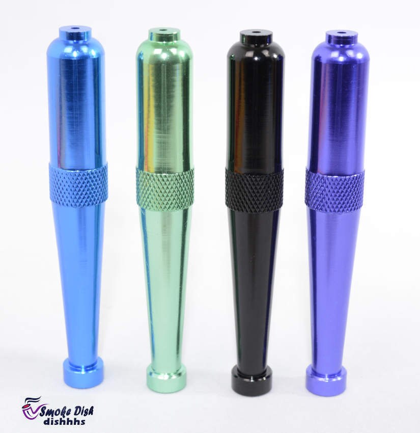 Metal Smoking Pipe Zeppelin Bat Smoking Pipe Chillum Sneak - Etsy