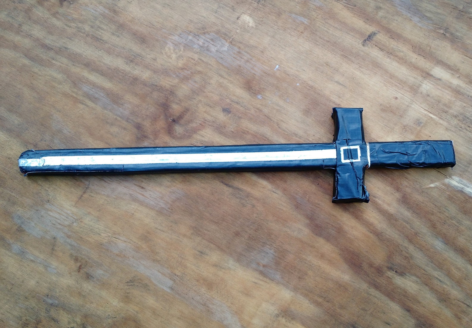 Houten Zwaard Zwart en Zilver - Etsy Nederland