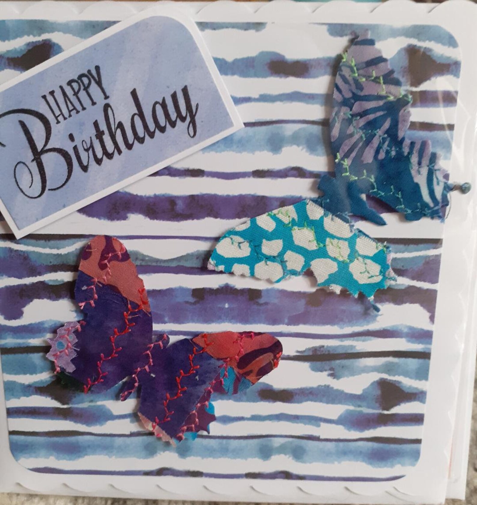 Handcrafted Patchwork Cards Made to Order - Etsy