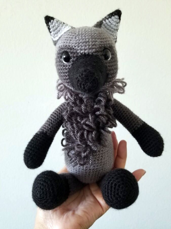 Ash the Silver Fox Crochet Pattern: Amigurumi Fox (PDF Download) - Etsy