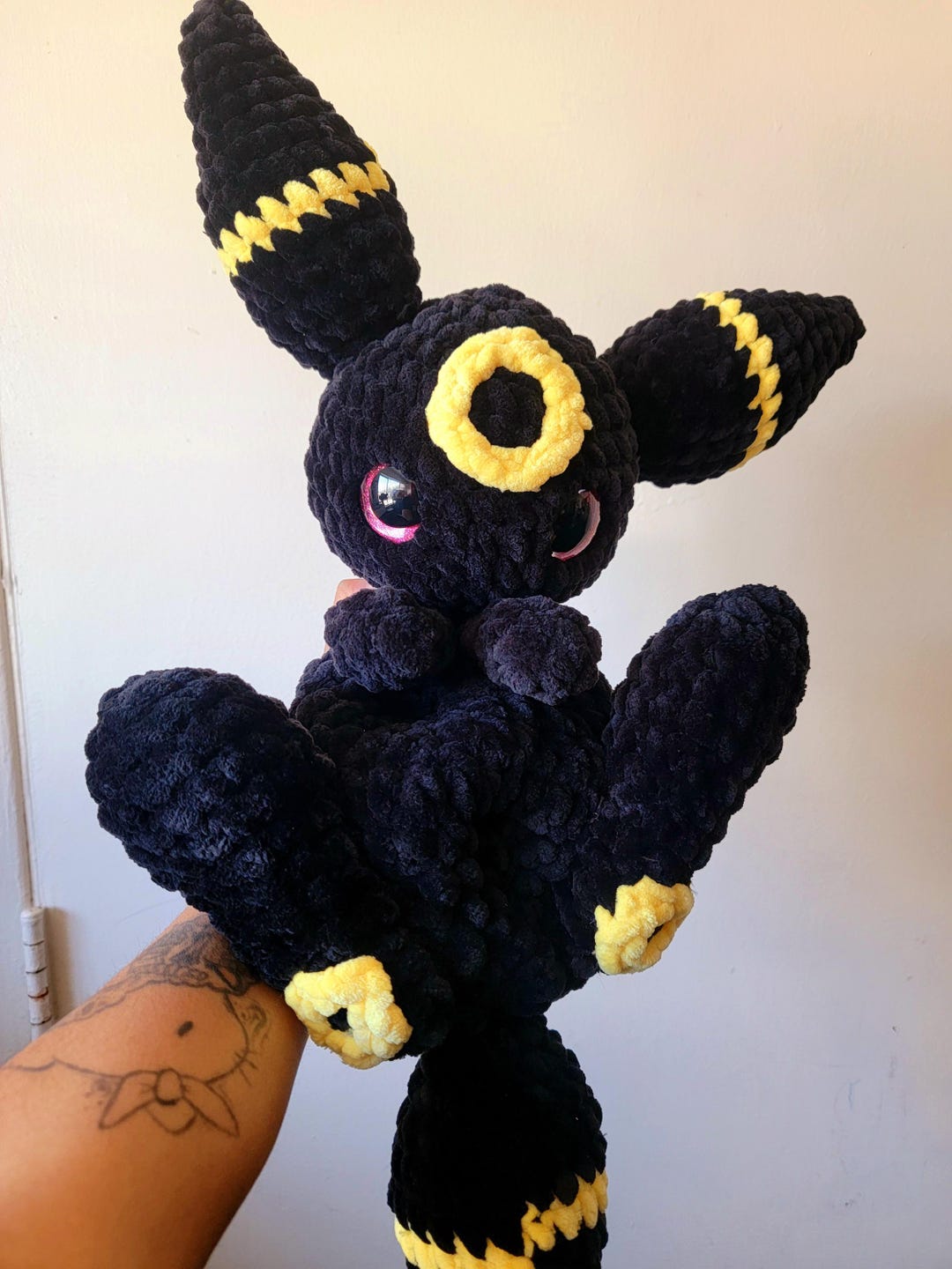 Umbreon Snuggler Jumbo Size, Crochet Umbreon, Snuggler, Umbreon ...
