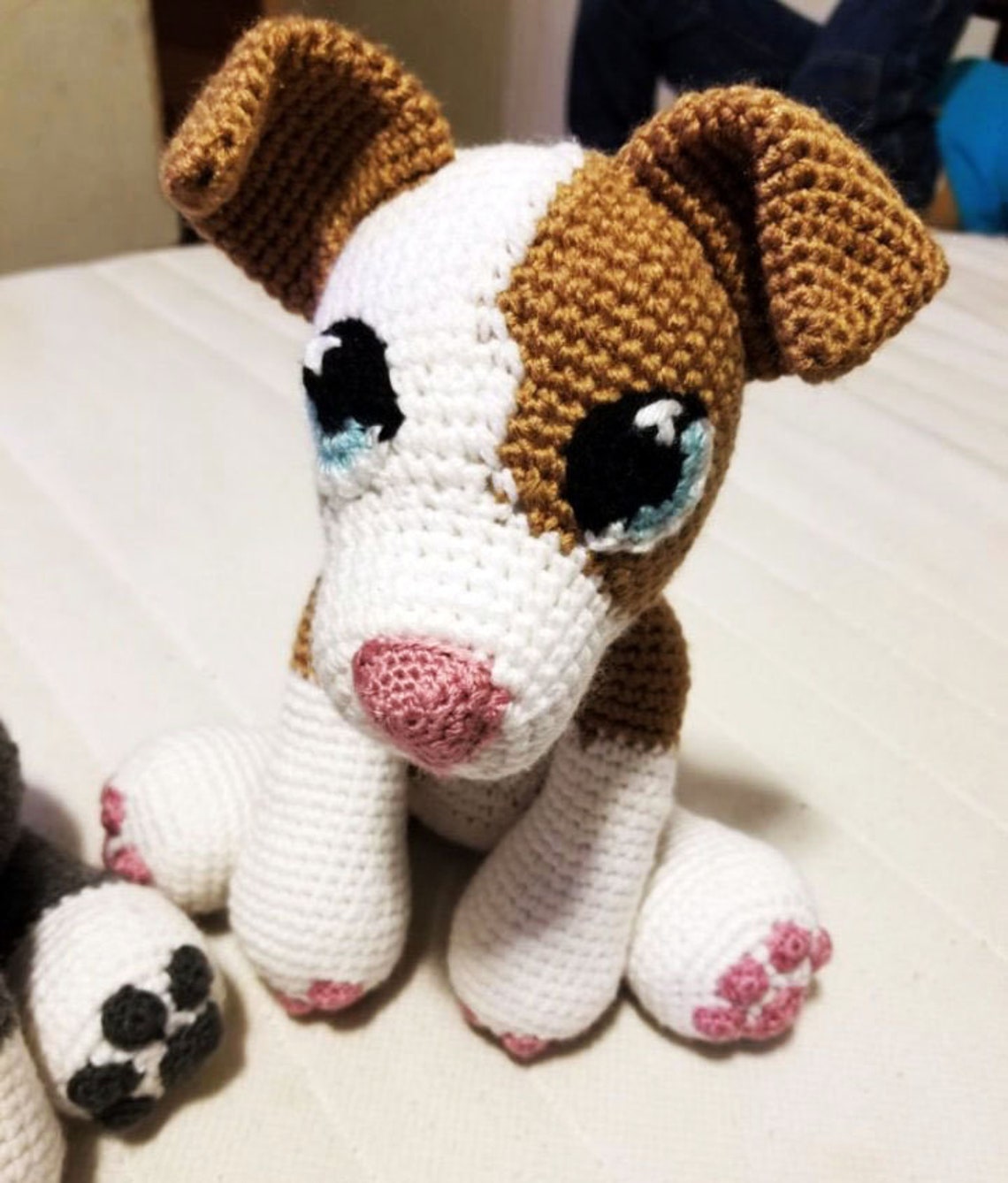 Arnie the Pitbull Pup Crochet Pattern: Amigurumi Dog (PDF Pattern) - Etsy
