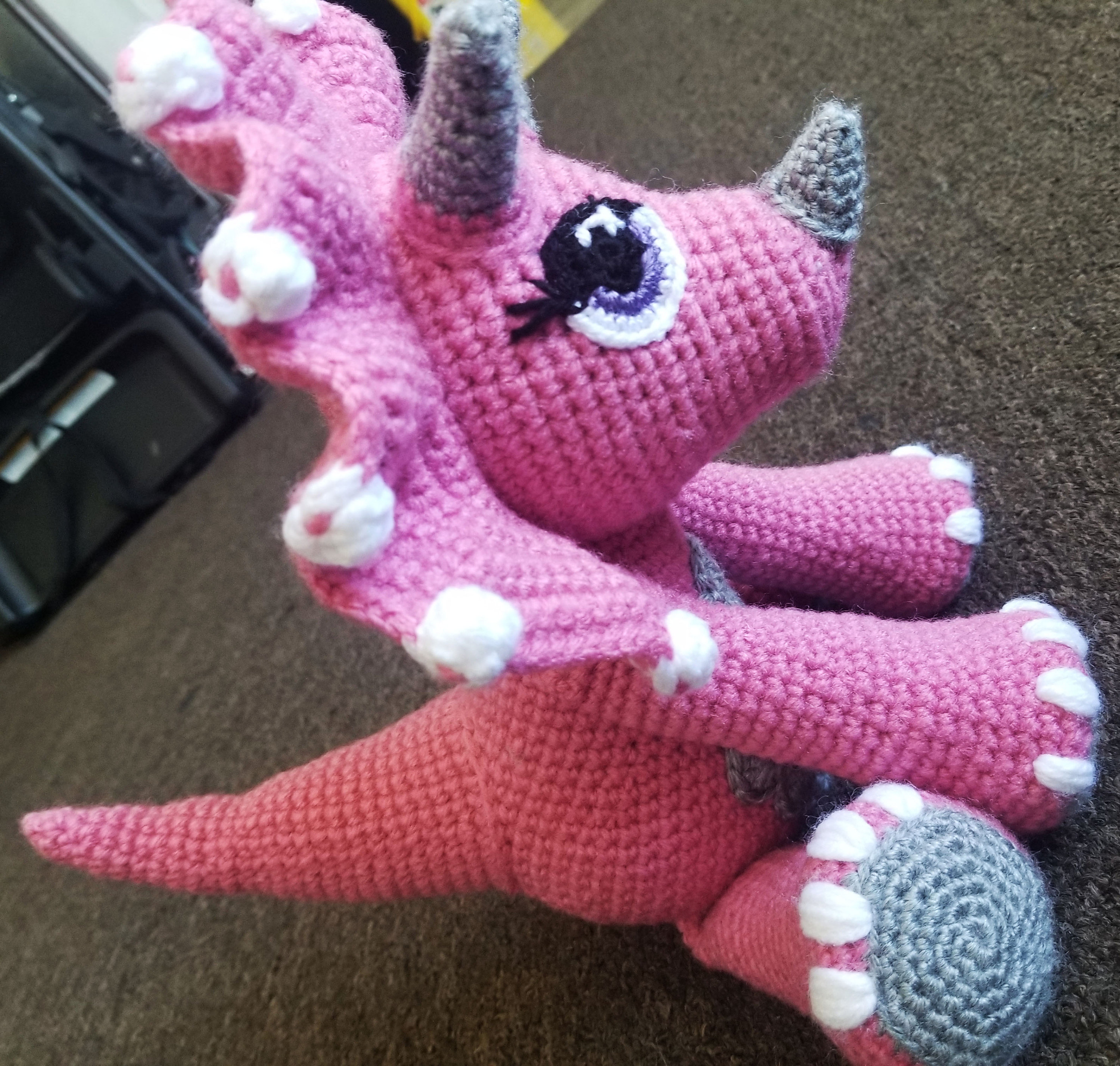 Sarah the Triceratops Crochet Pattern: Beginner-friendly Dino (PDF ...