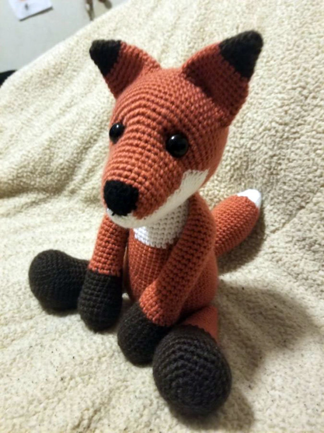 Ruby the Red Fox Crochet Pattern Red Fox Crochet Fox | Etsy