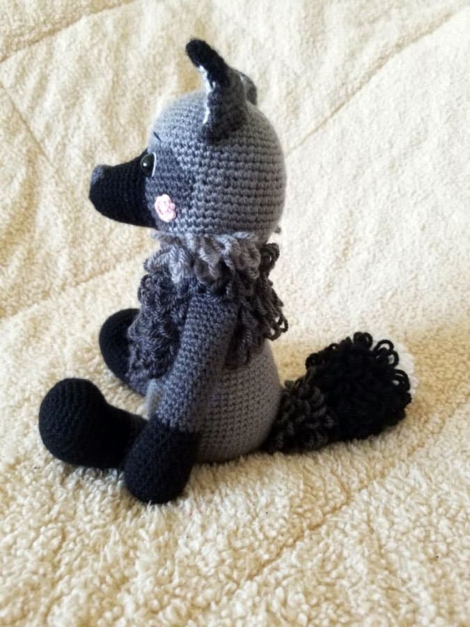 Ash the Silver Fox Crochet Pattern: Amigurumi Fox (PDF Download) - Etsy