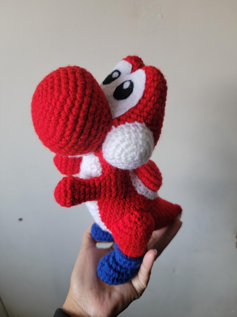 Pre-order Custom Yoshi Crochet Plush - Super Mario Inspired - Etsy Canada