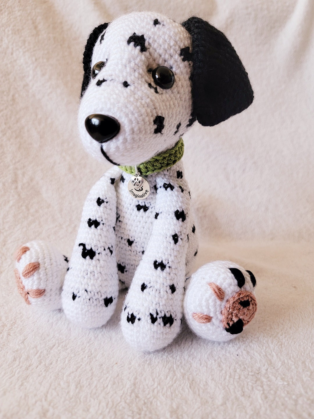 Ace the Dalmatian Crochet Patter, Dog Crochet, Puppy Crochet, Dalmatian ...