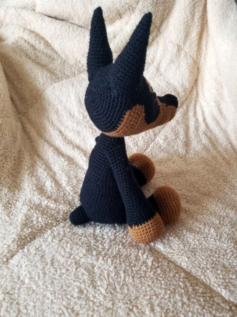Dixie the Doberman Crochet Pattern Puppy Crochet Dog - Etsy