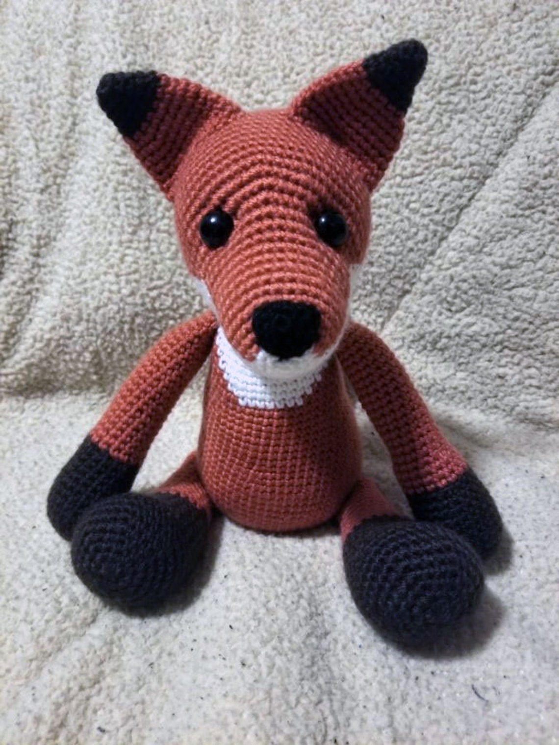 Ruby the Red Fox Crochet Pattern Red Fox Crochet Fox | Etsy