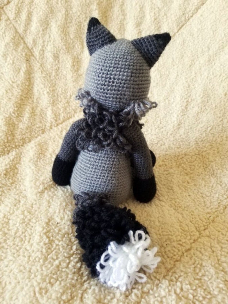 Ash the Silver Fox Crochet Pattern: Amigurumi Fox (PDF Download) - Etsy