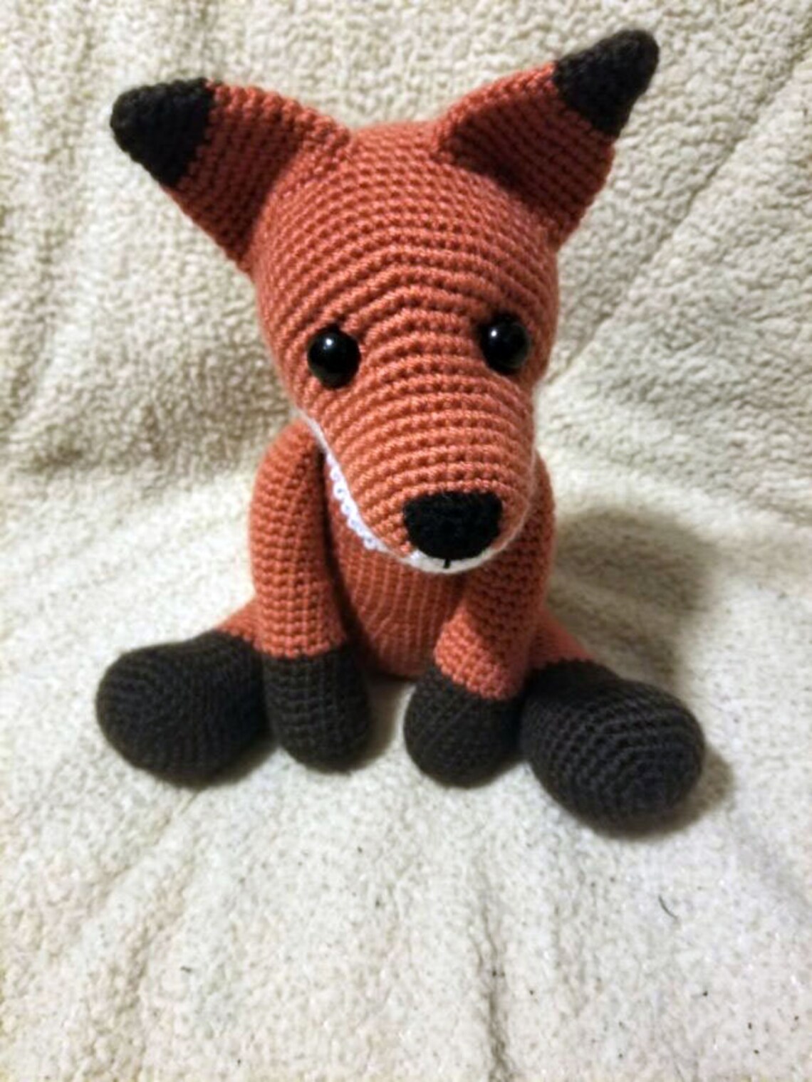 Ruby the Red Fox Crochet Pattern Red Fox Crochet Fox | Etsy