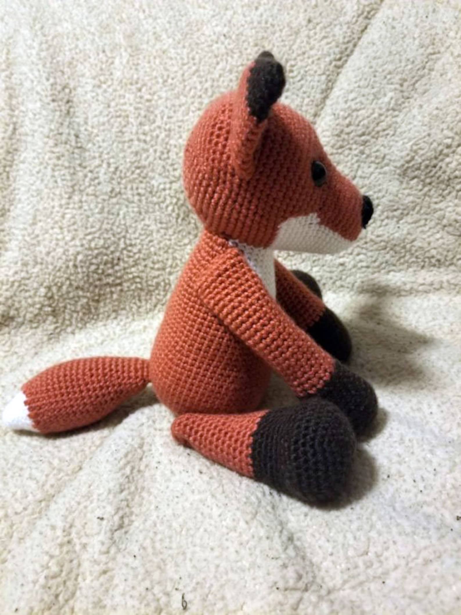 Ruby the Red Fox Crochet Pattern Red Fox Crochet Fox | Etsy