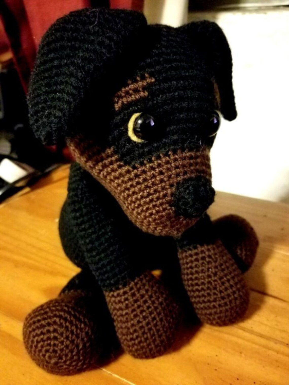 Rex the Rottweiler crochet pattern dog crochet puppy | Etsy
