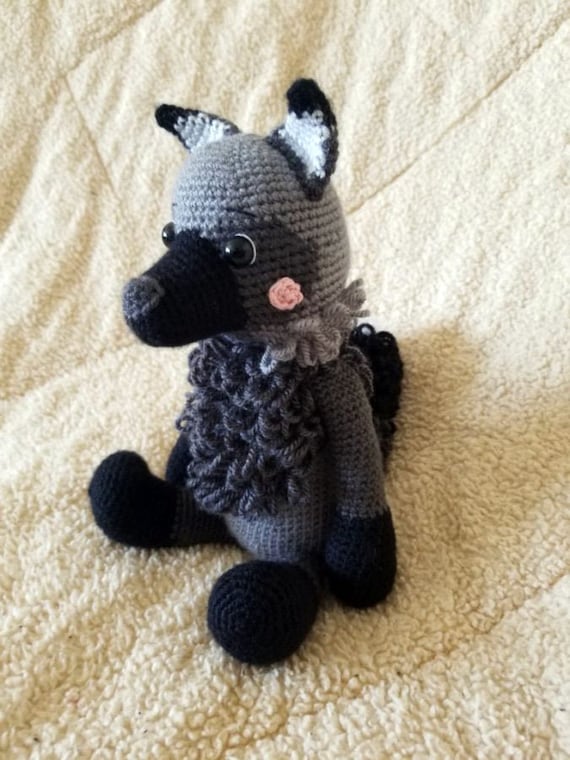 Ash the Silver Fox Crochet Pattern Silver Fox Crochet Fox | Etsy