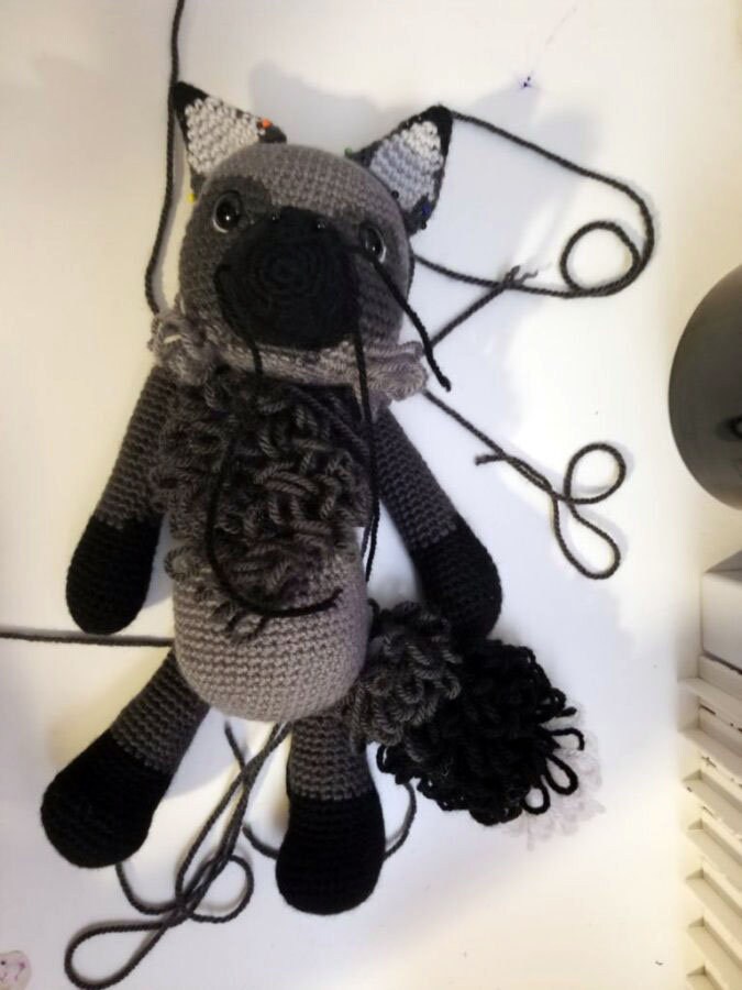 Ash the Silver Fox Crochet Pattern: Amigurumi Fox (PDF Download) - Etsy