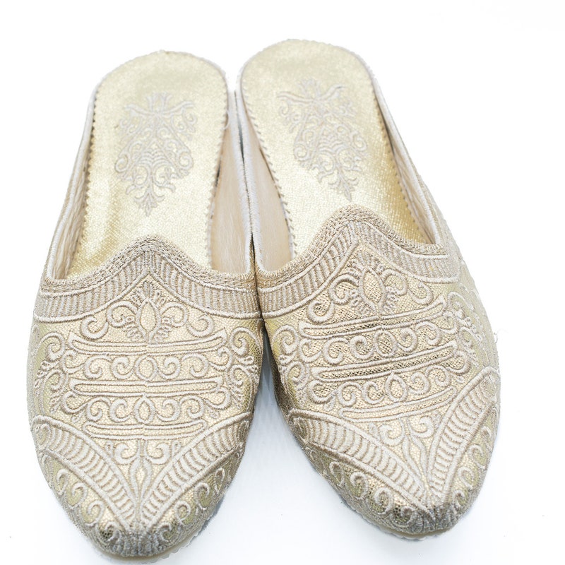 Embroidered Slippers - Etsy