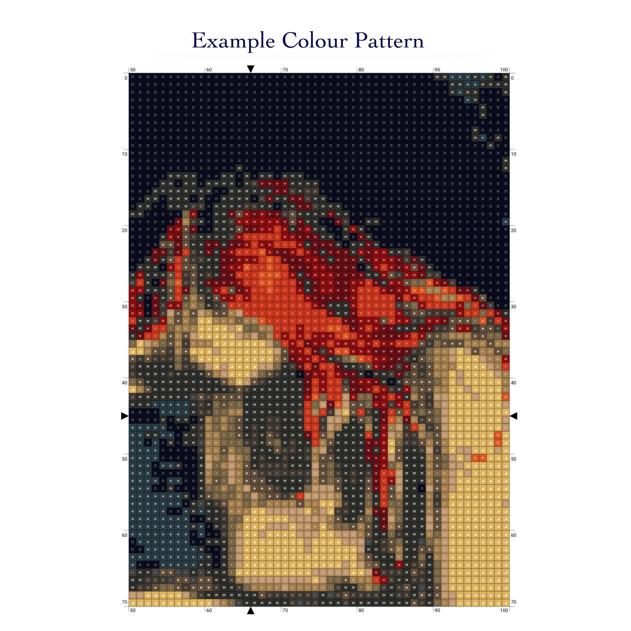 MINI Edvard Munch Vampire Cross Stitch Pattern the Vampire - Etsy