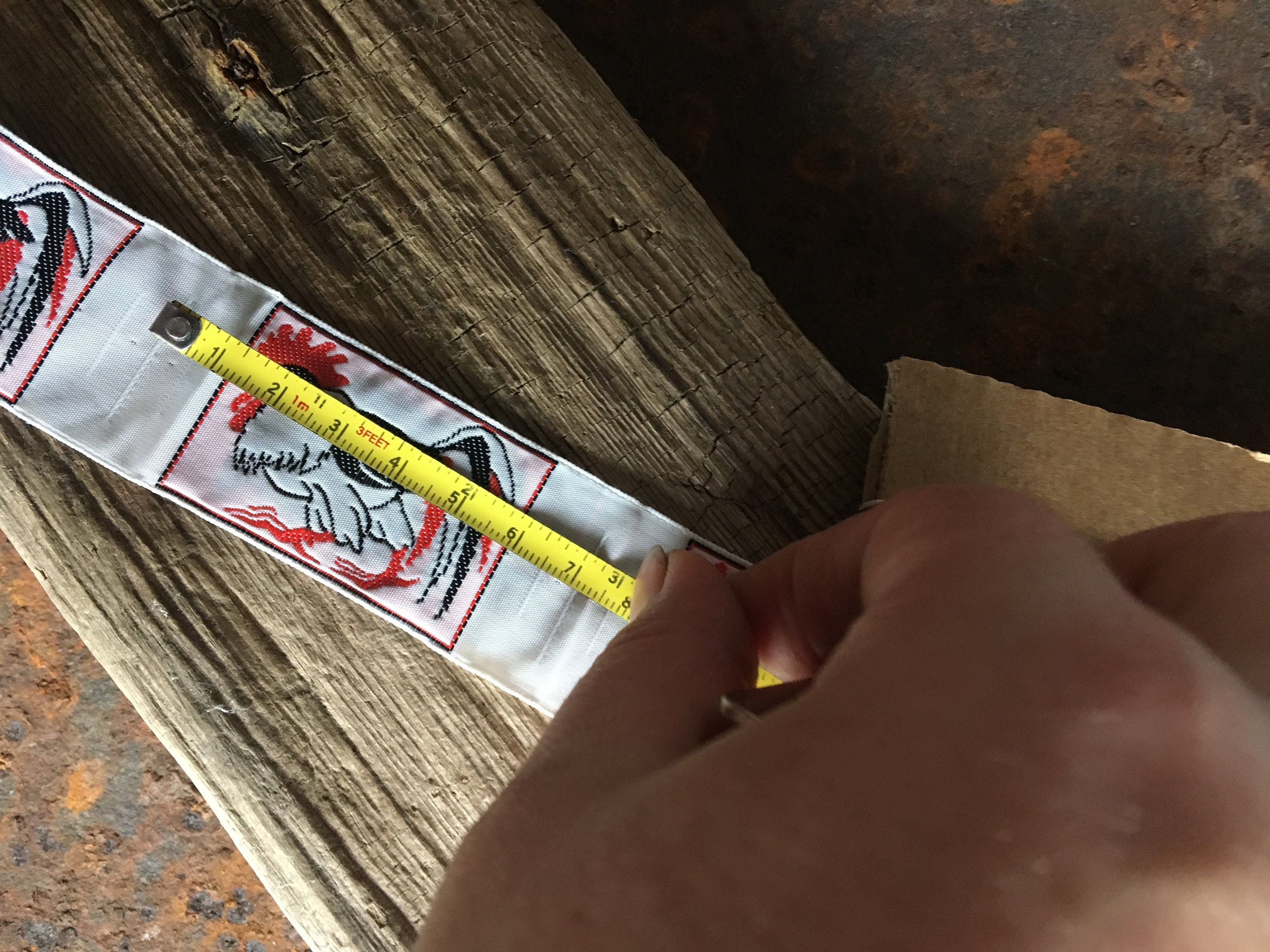 Vintage Rooster Sticker Labels for Clothes. Woven Chicken Tags - Etsy