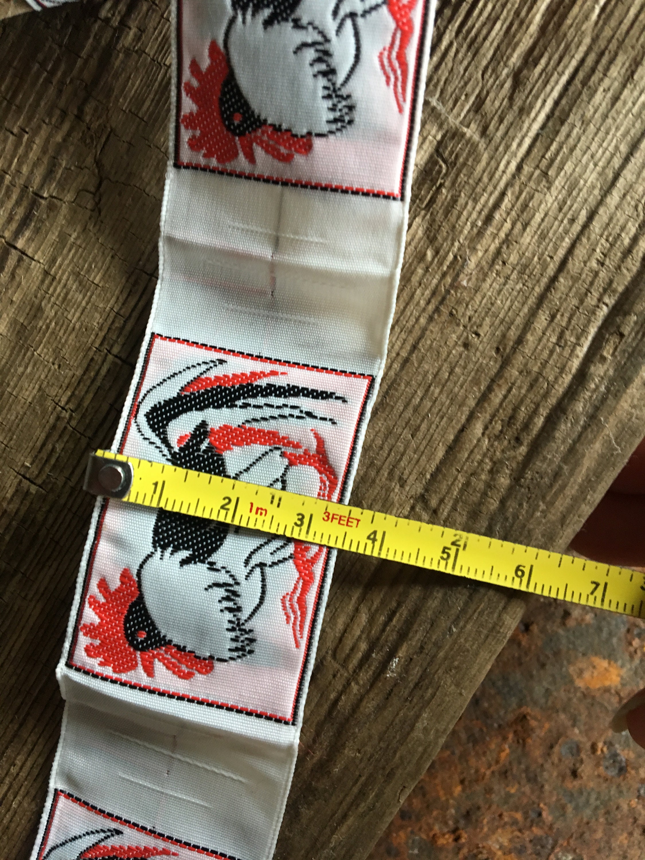 Vintage Rooster Sticker Labels for Clothes. Woven Chicken Tags - Etsy