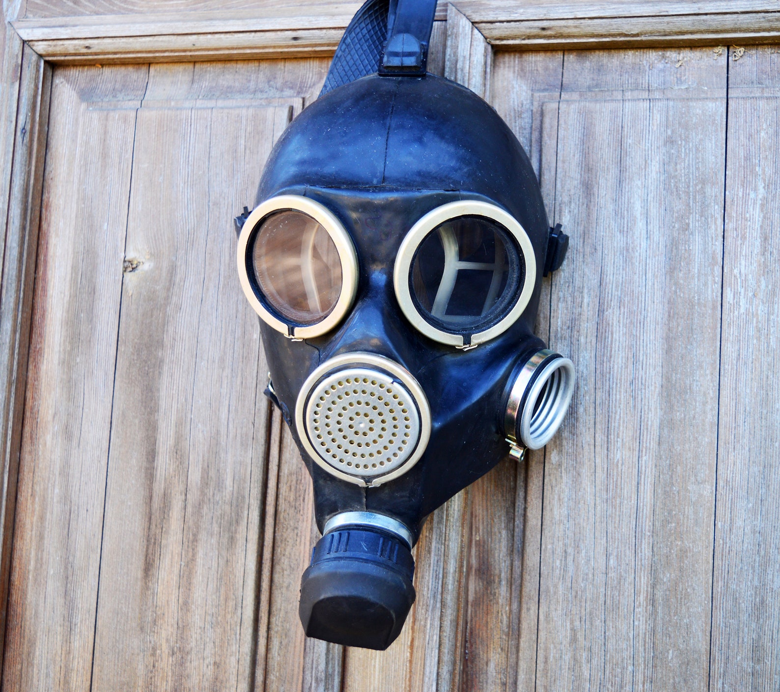 Gas Mask. Soviet Military Black Vintage Mask - Etsy