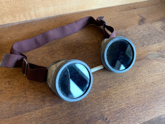 Vintage safety glasses Burning goggles - Gem