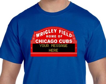 Custom Wrigley Field Sign - Etsy