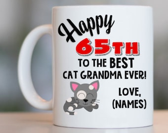 65th Birthday Mug 65th Birthday Gift 65th Birthday Cup 65 - Etsy