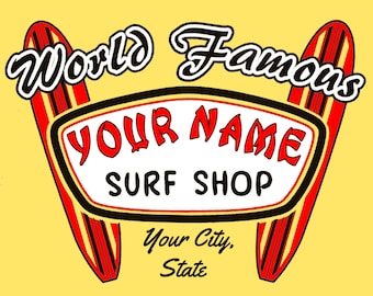Surf Shop Sign | Etsy