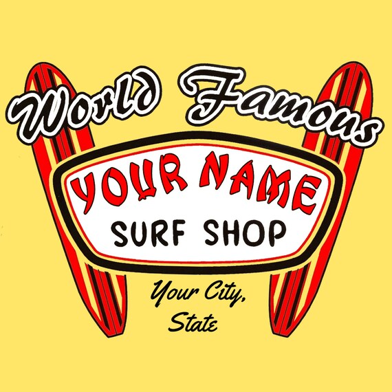 Surf Shop Sign