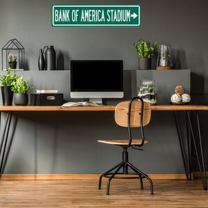 Bank of America Stadium Street Sign Bank of America Stadium - Etsy